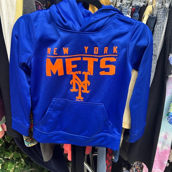 Genuine Merchandise | Shirts & Tops | New York Mets Kids Blue Hoodie ...